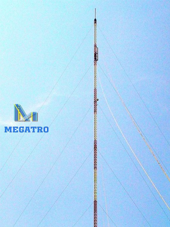 Roof top guyed tower - Qingdao Megatro Mechanical and Electrical ...