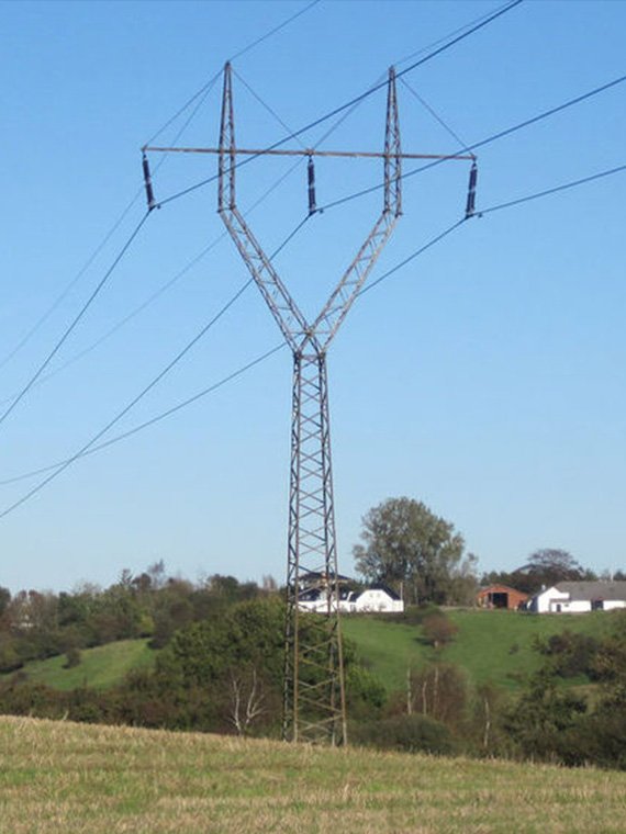 132KV Single circuit line steel tower - Qingdao Megatro Mechanical and ...