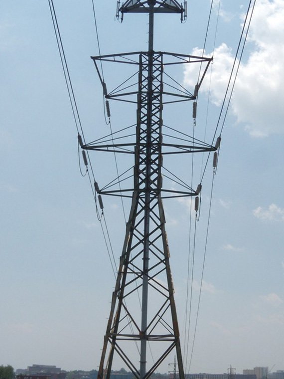 Double circuit 132KV OHL steel tower - Qingdao Megatro Mechanical and ...