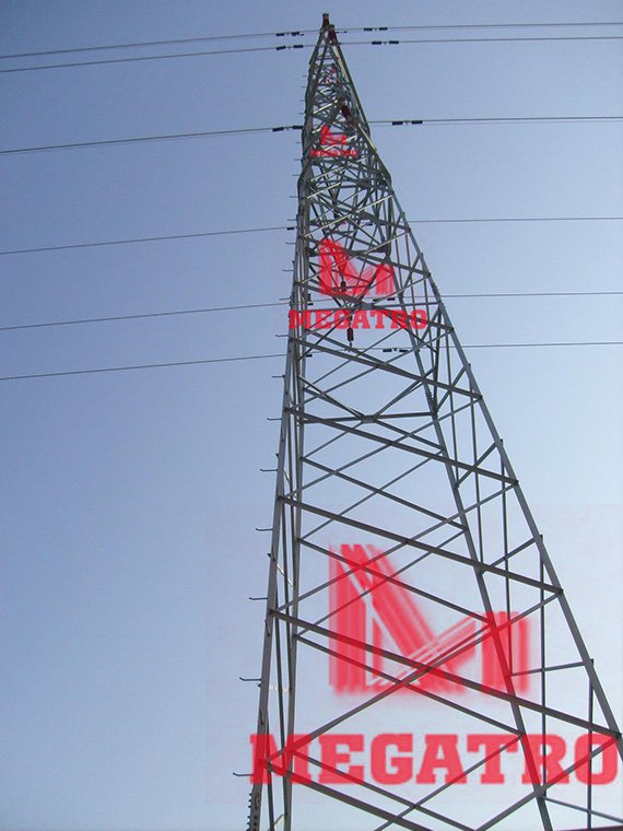Single circuit transmission tower - Qingdao Megatro Mechanical and ...