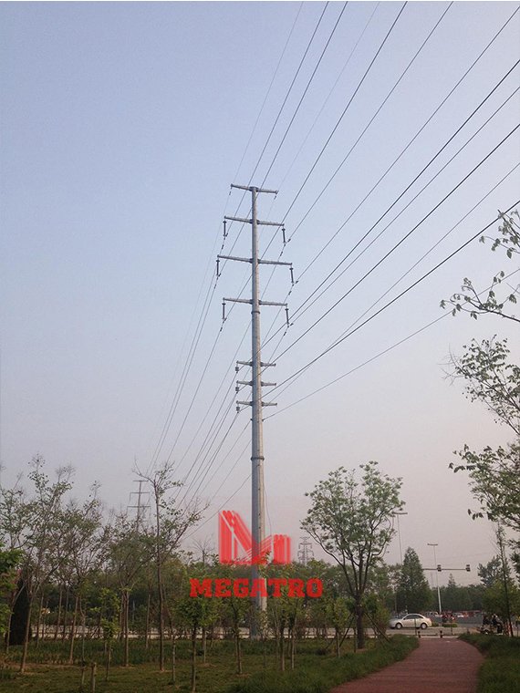 Tangent transmission poles - Qingdao Megatro Mechanical and Electrical ...