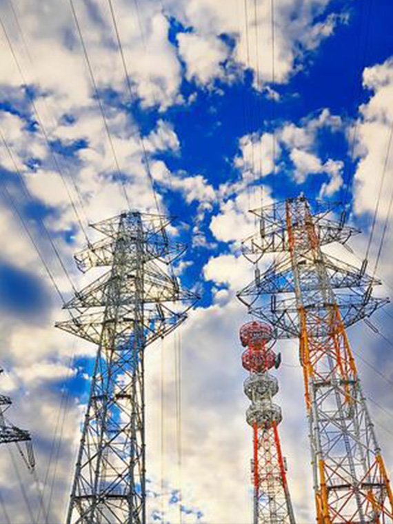 400KV gantries overhead line steel tower - Qingdao Megatro Mechanical ...