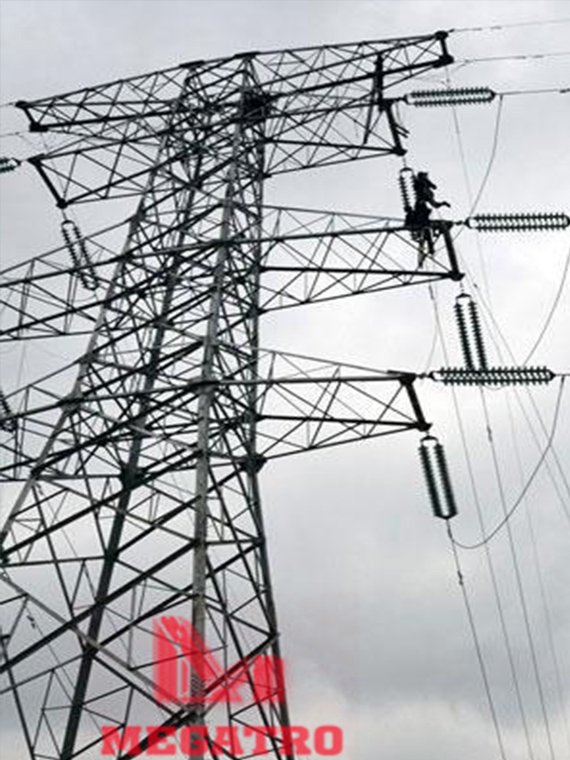 Double circuit strain tower - Qingdao Megatro Mechanical and Electrical ...