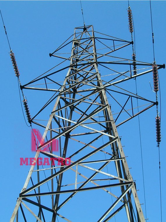 132KV Single circuit line steel tower - Qingdao Megatro Mechanical and ...