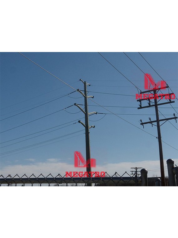 115KV Transmission pole - Qingdao Megatro Mechanical and Electrical ...