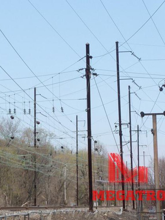400KV gantries overhead line steel tower - Qingdao Megatro Mechanical ...