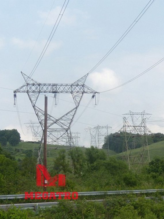 1000kv Overhead Transmission line steel tower - Qingdao Megatro ...