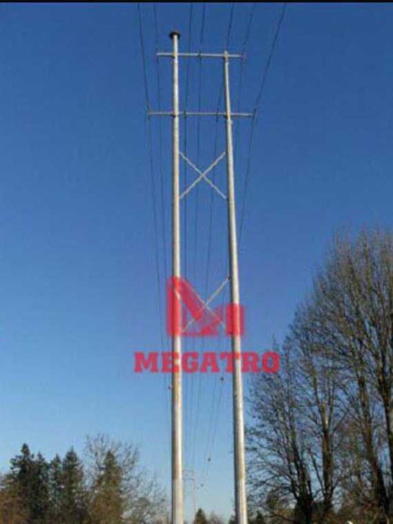 33KV H frame pole - Qingdao Megatro Mechanical and Electrical Equipment ...