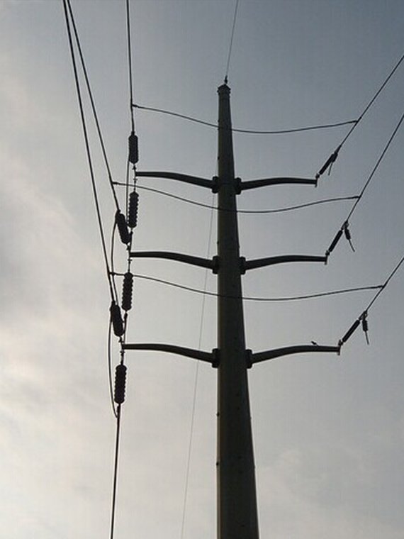 69KV double circuit pole - Qingdao Megatro Mechanical and Electrical ...