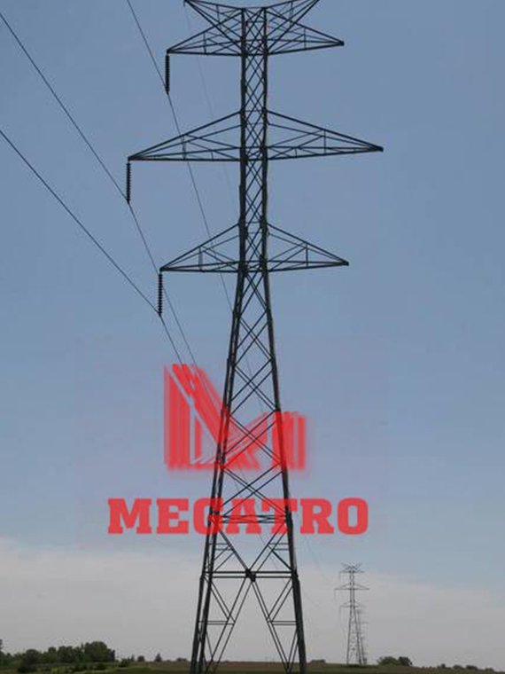 230KV double circuit tower - Qingdao Megatro Mechanical and Electrical ...