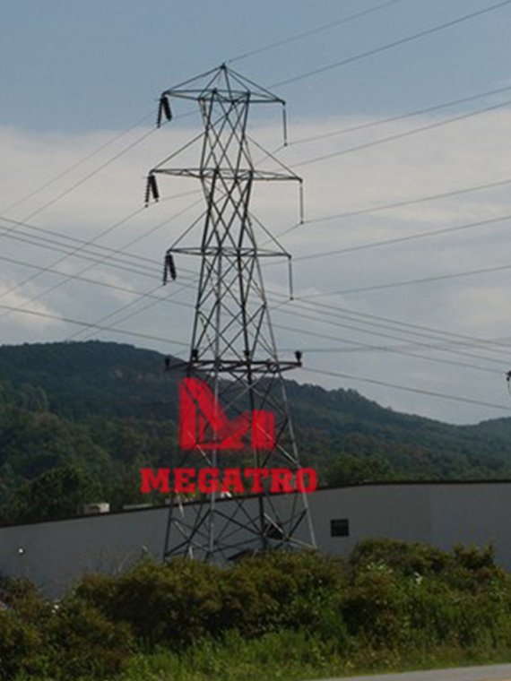 115KV Transmission tower - Qingdao Megatro Mechanical and Electrical ...