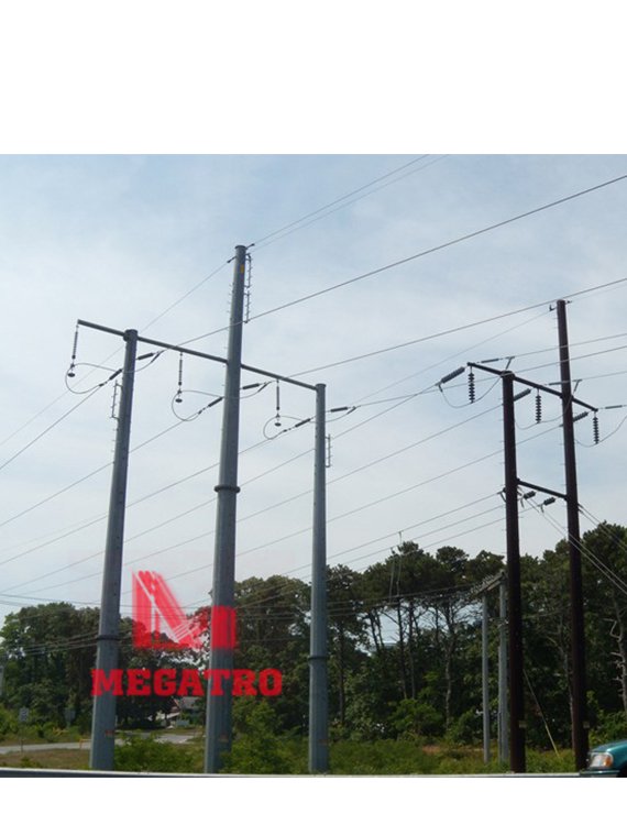 115KV Transmission pole - Qingdao Megatro Mechanical and Electrical ...