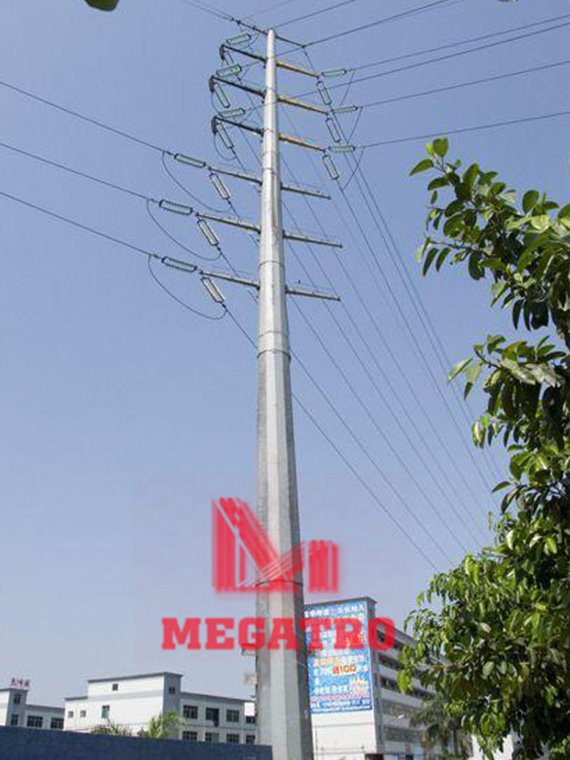400KV gantries overhead line steel tower - Qingdao Megatro Mechanical ...