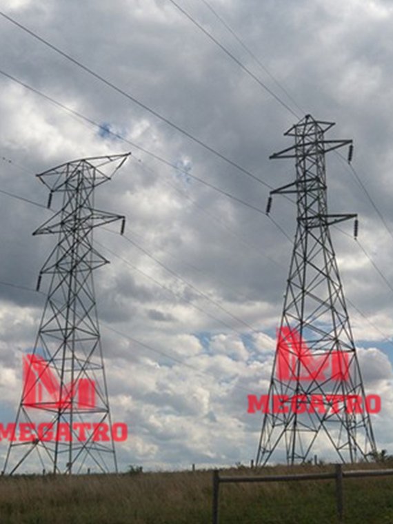 115KV Transmission tower - Qingdao Megatro Mechanical and Electrical ...