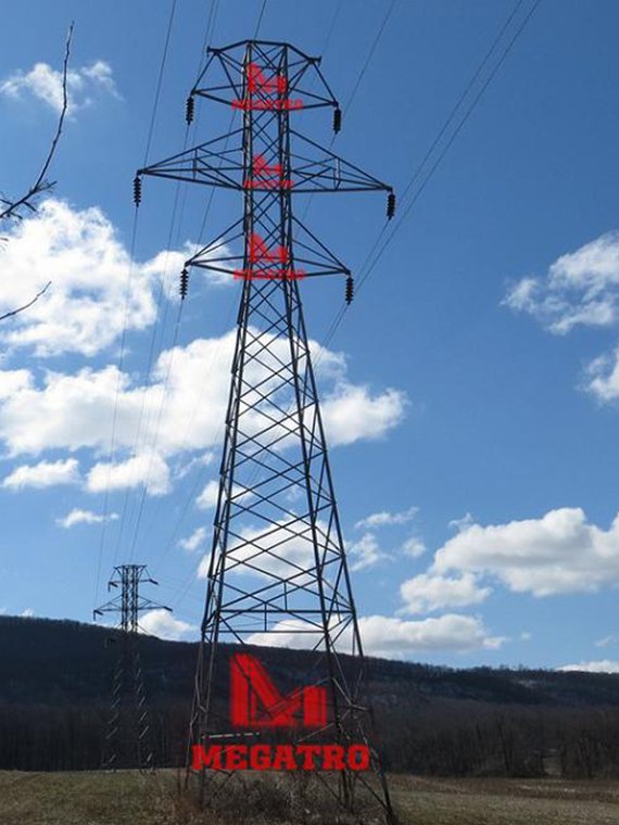 230KV double circuit tower - Qingdao Megatro Mechanical and Electrical ...