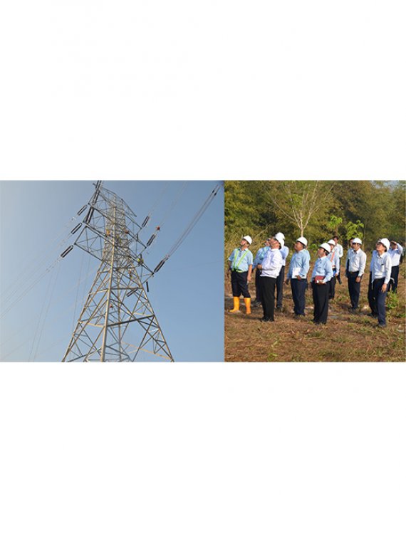 Our 230KV tower installation - Qingdao Megatro Mechanical and ...
