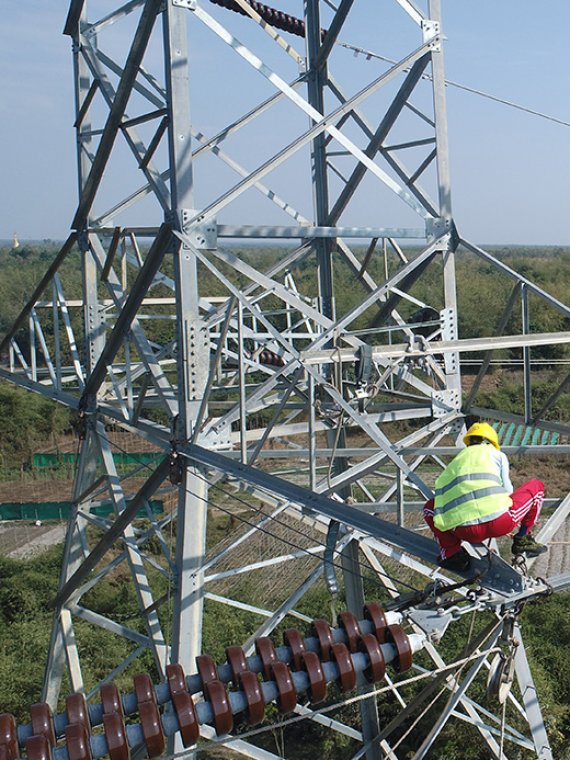Our 230KV tower installation - Qingdao Megatro Mechanical and ...