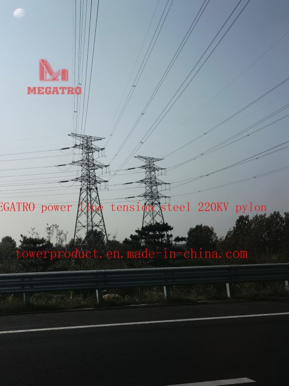 MEGATRO 230kV line Monopole Transmission Tower - Qingdao Megatro ...