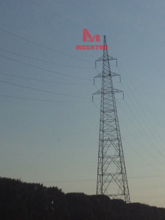 Megatro 66kv 06b8 Szk DC Tangent Transmission Tower - Qingdao Megatro ...